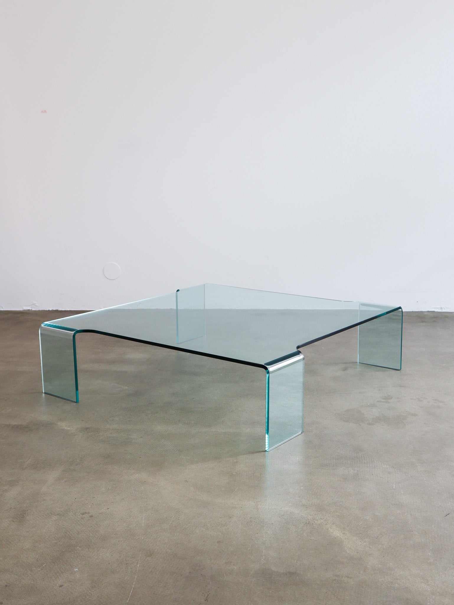 VINTAGE ITALIAN DESIGN NEUTRA GLASS COFFEE TABLE BY RODOLFO DORDONI FOR ...